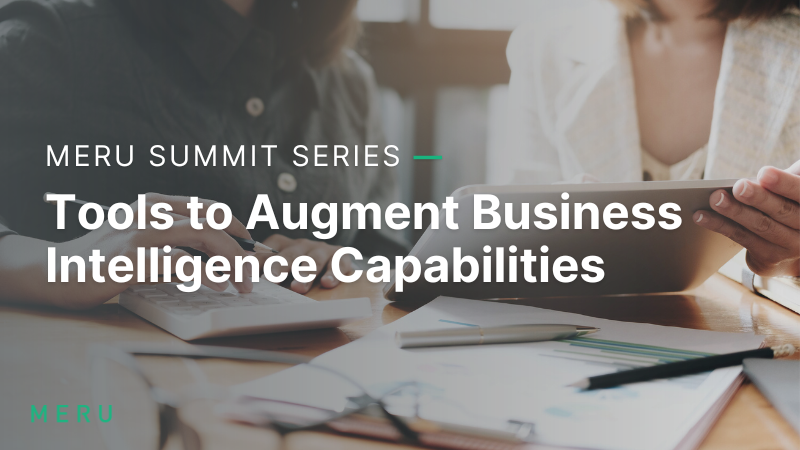 The Summit: Tools to Augment Business Intelligence Capabilities - MERU
